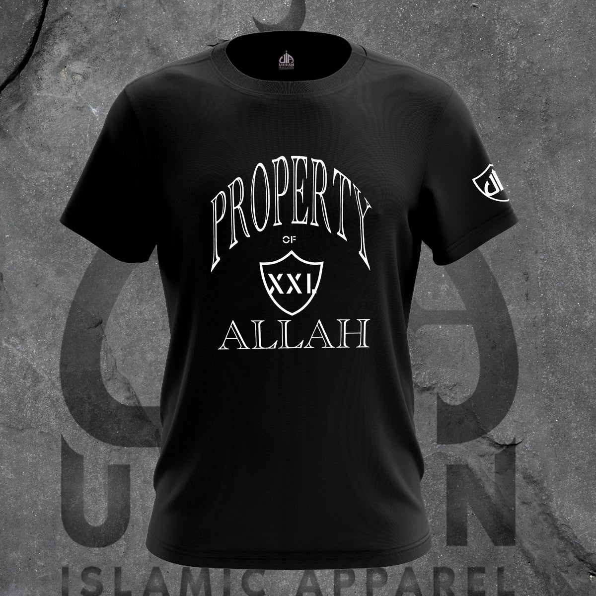 Property of Allah T-shirt (Black) – Urban Islamic Apparel
